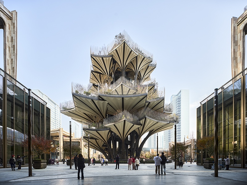 Xi’an’s New Landmark: Heatherwick Studio Blends Vertical Gardens with Traditional Tilework - Our ...